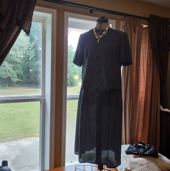 Allison Daley | Dresses | 2 Allison Daley Skirt And Top Blackwhite ...